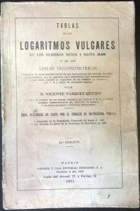 BIBLIO | Tablas de los logaritmos vulgares de los números desde el 1 hasta 20.000 y de las ...