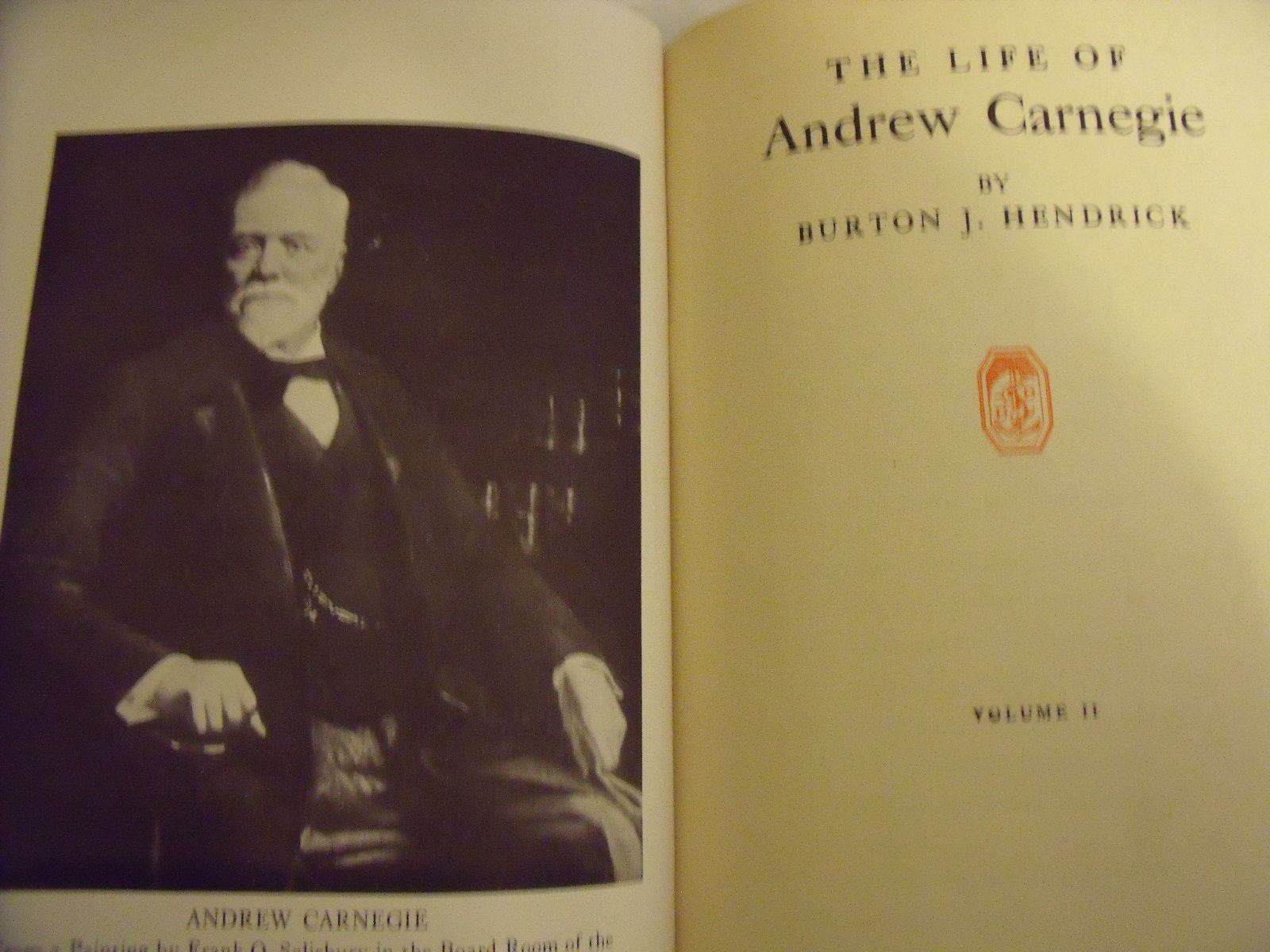 Andrew Carnegie Book