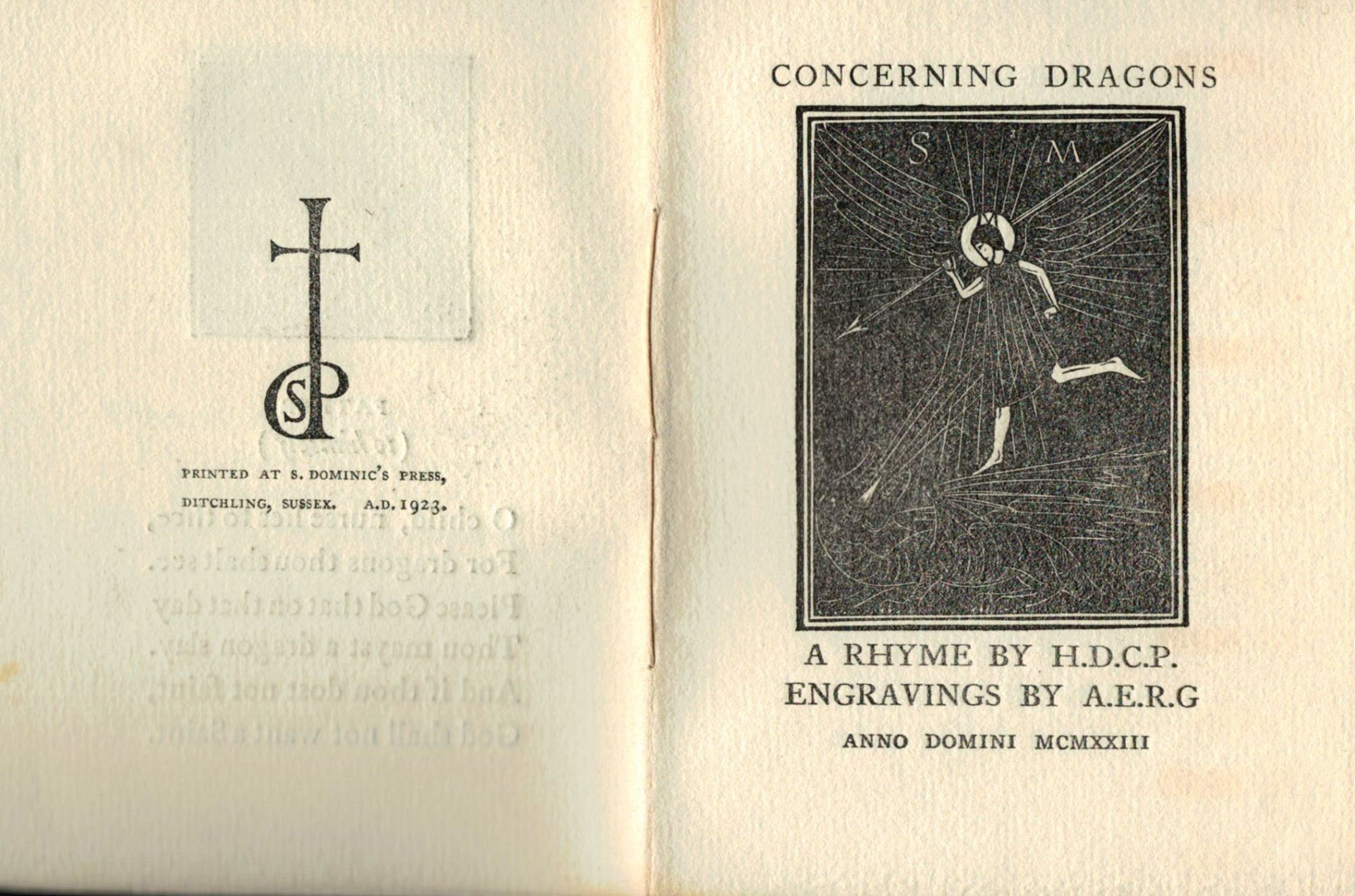 Concerning Dragons by Hillary D.C. Pepler; Rhymes By H.D.C.P ...