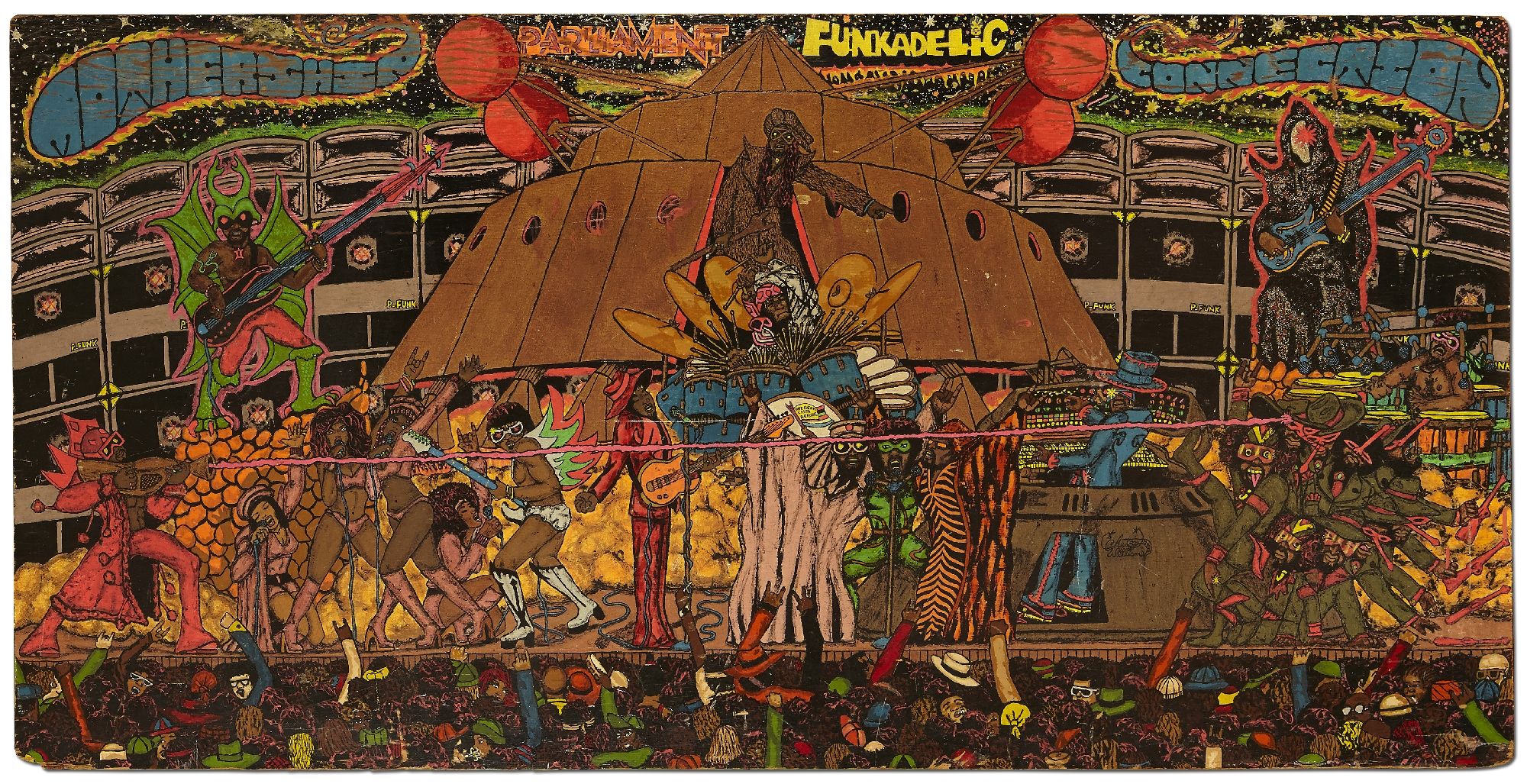 [Mural]: Mothership Connection. Parliament-Funkadelic by Chet WILLIAMS ...