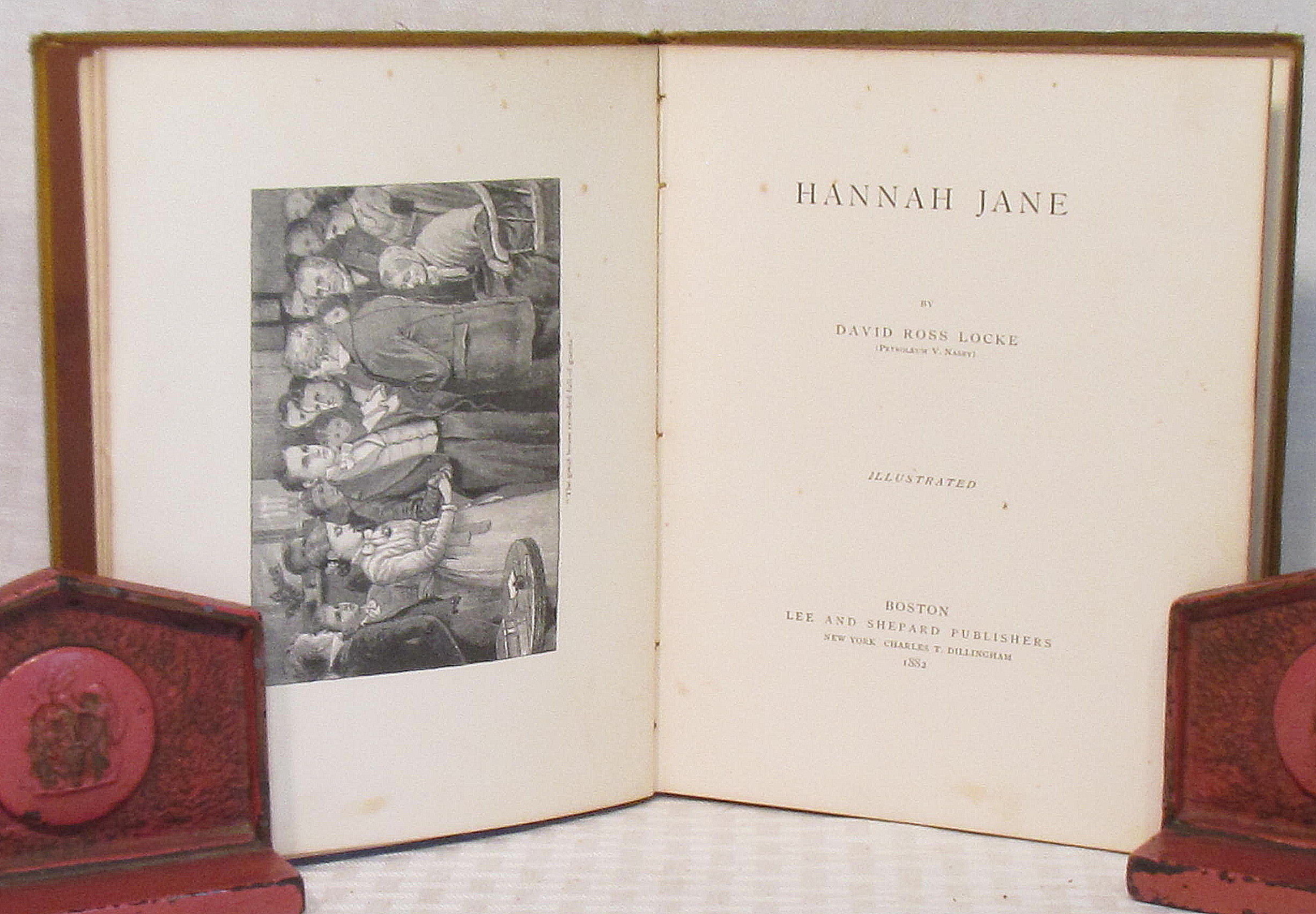 Hannah Jane by David Ross Locke | Hardcover | 1882 | Lee And Shepard ...