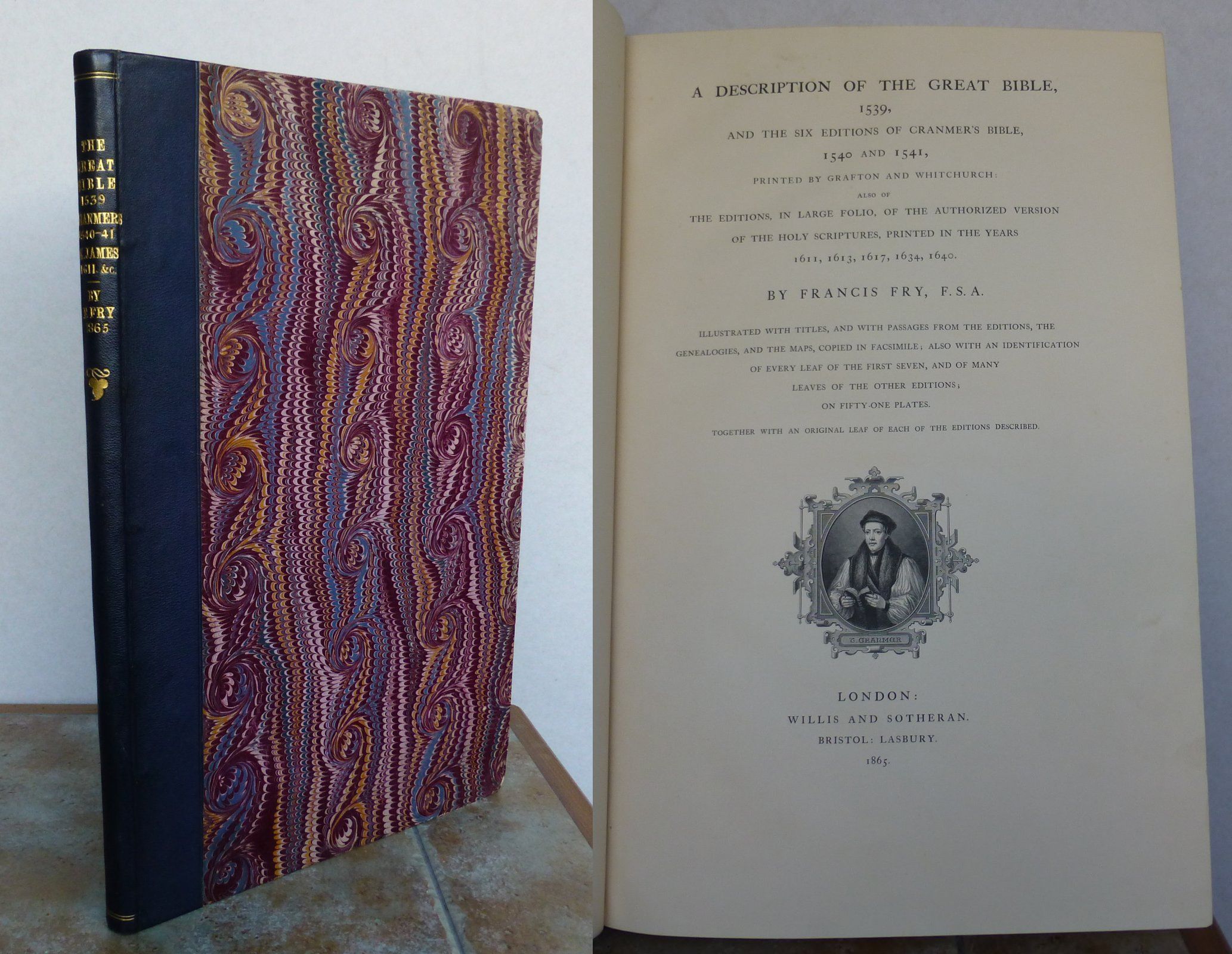 A DESCRIPTION OF THE GREAT BIBLE, 1539, AND THE SIX EDITIONS OF CRANMER ...