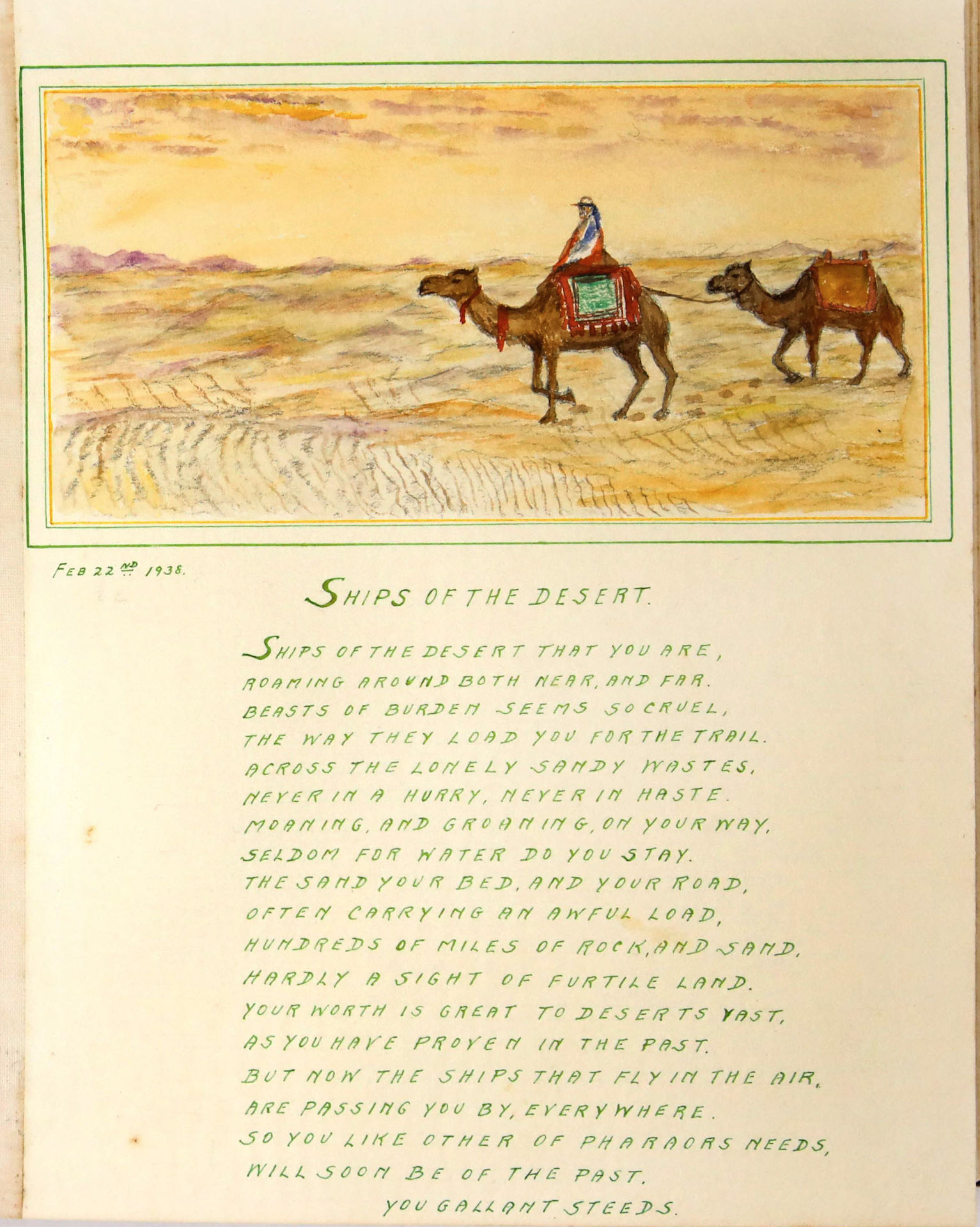 Sketches on the Nile: An Album of 43 Original Watercolors and Doggerel ...