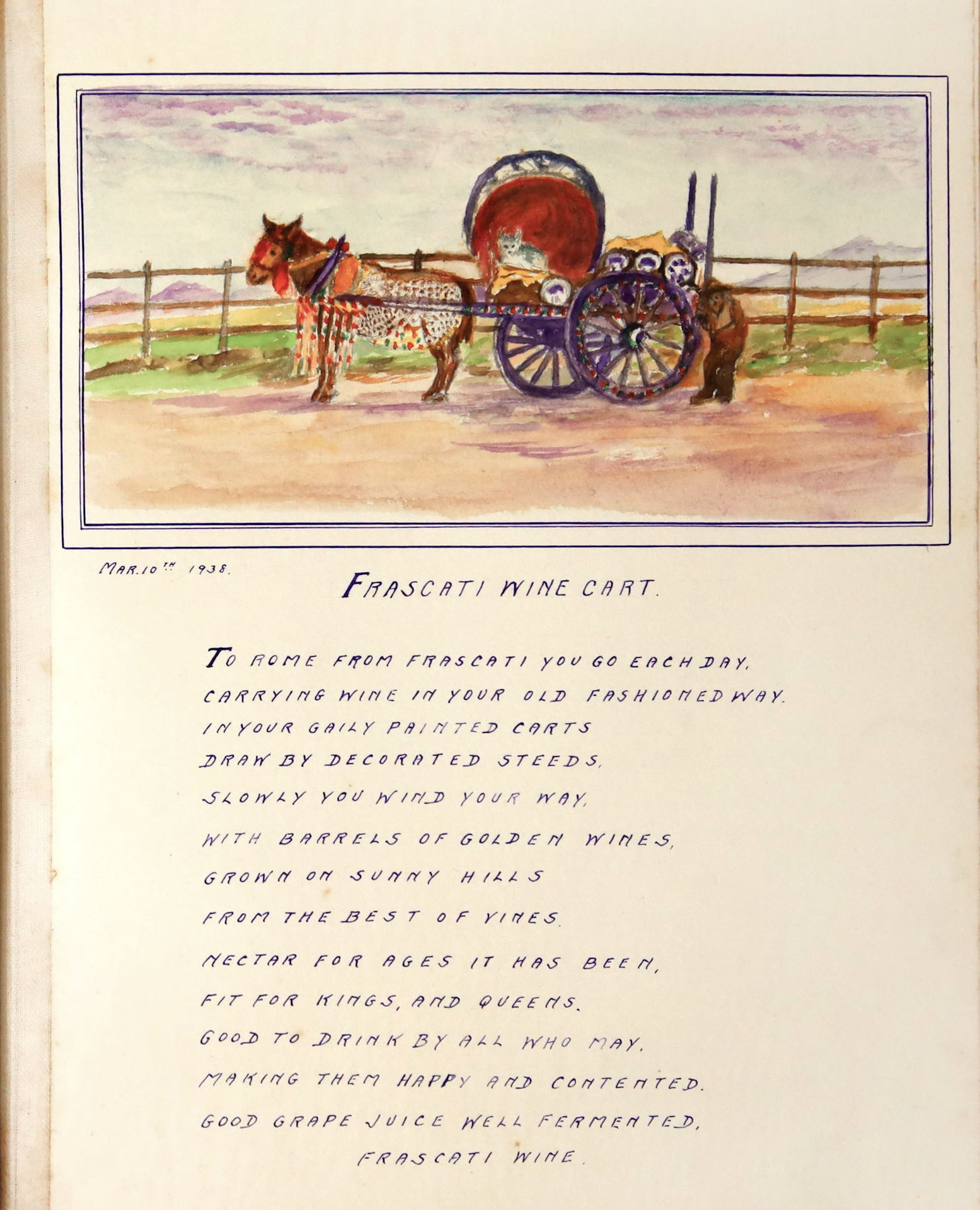 Sketches on the Nile: An Album of 43 Original Watercolors and Doggerel ...