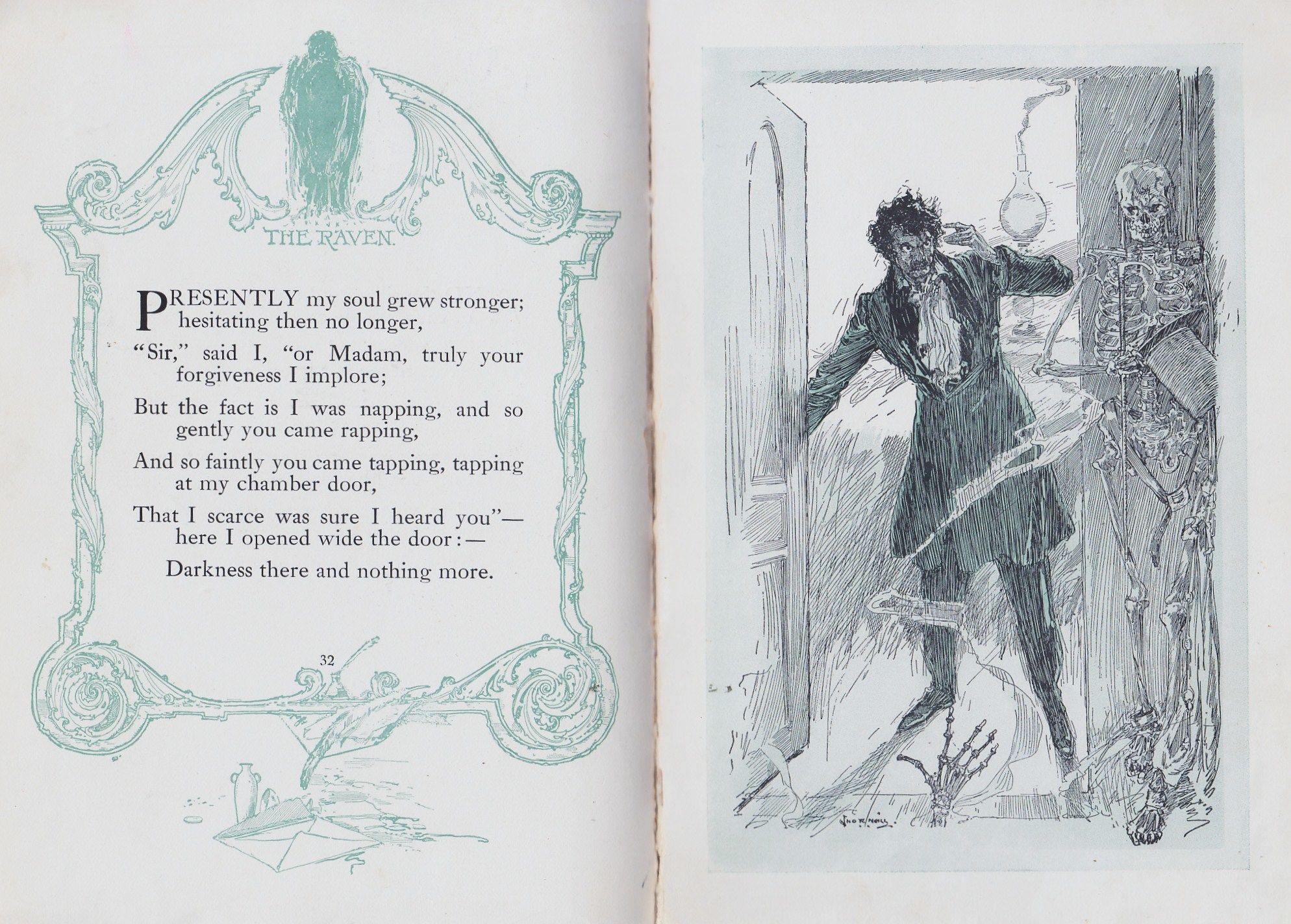 The Raven and Other Poems with Drawings by John Rea Neill by Poe, Edgar ...