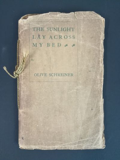 The Sunlight Lay Across My Bed by Schreiner, Olive | Soft cover | 1914 ...