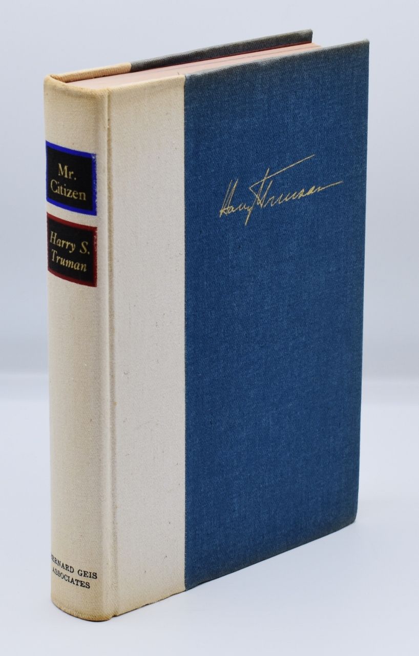 MR. CITIZEN; [Signed by Truman] by Truman, Harry S | (1960) | Bernard ...