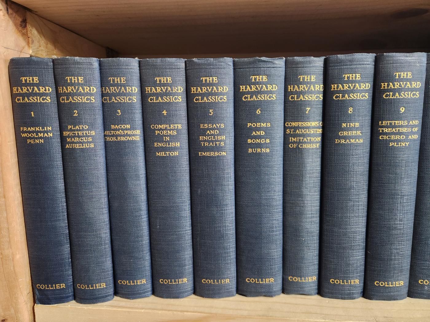 The Harvard Classics - First Edition - First Printing by Charles Eliot ...