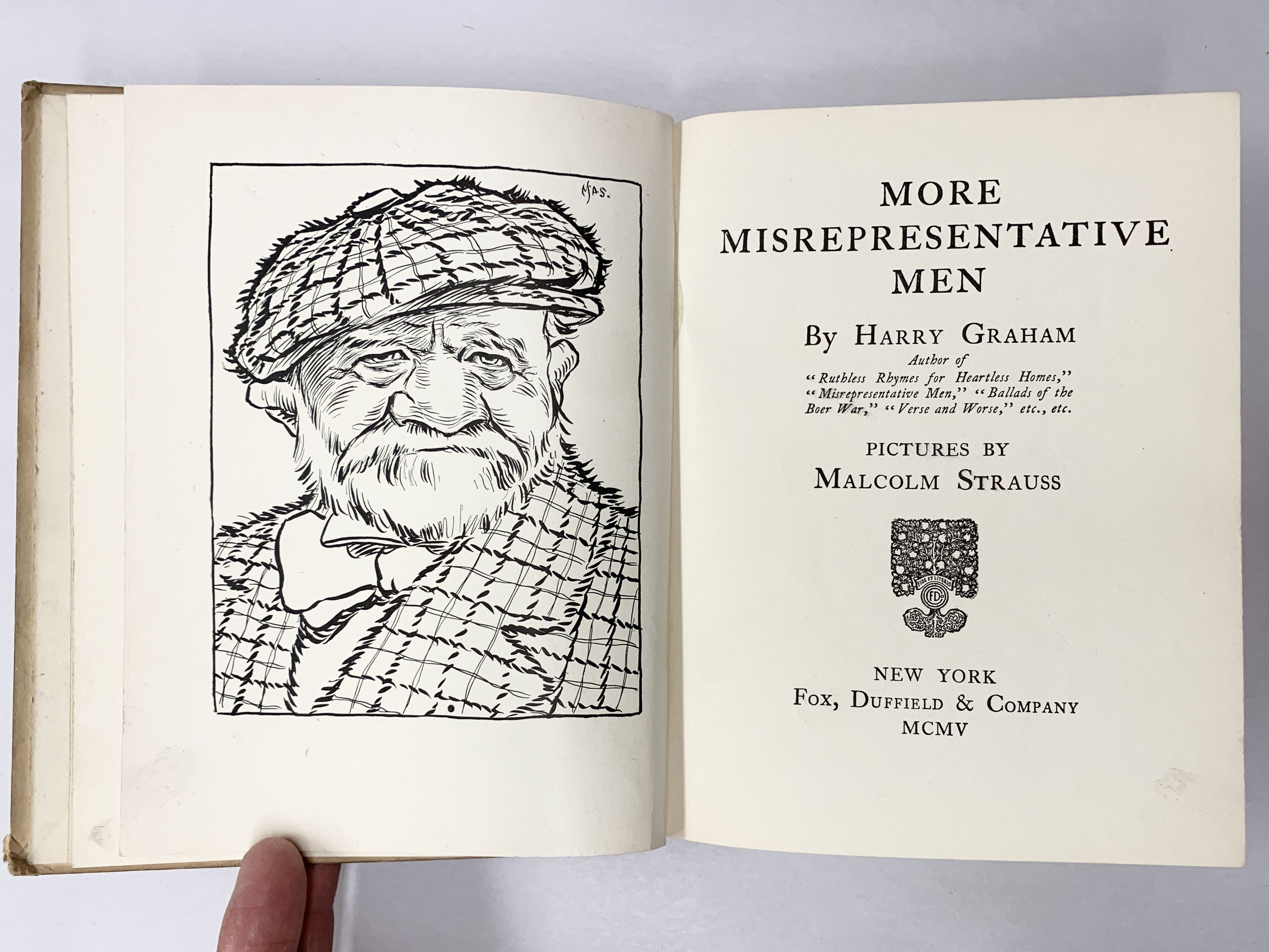 More Misrepresentative Men by Graham, Harry | Hardcover | 1905 | Fox ...