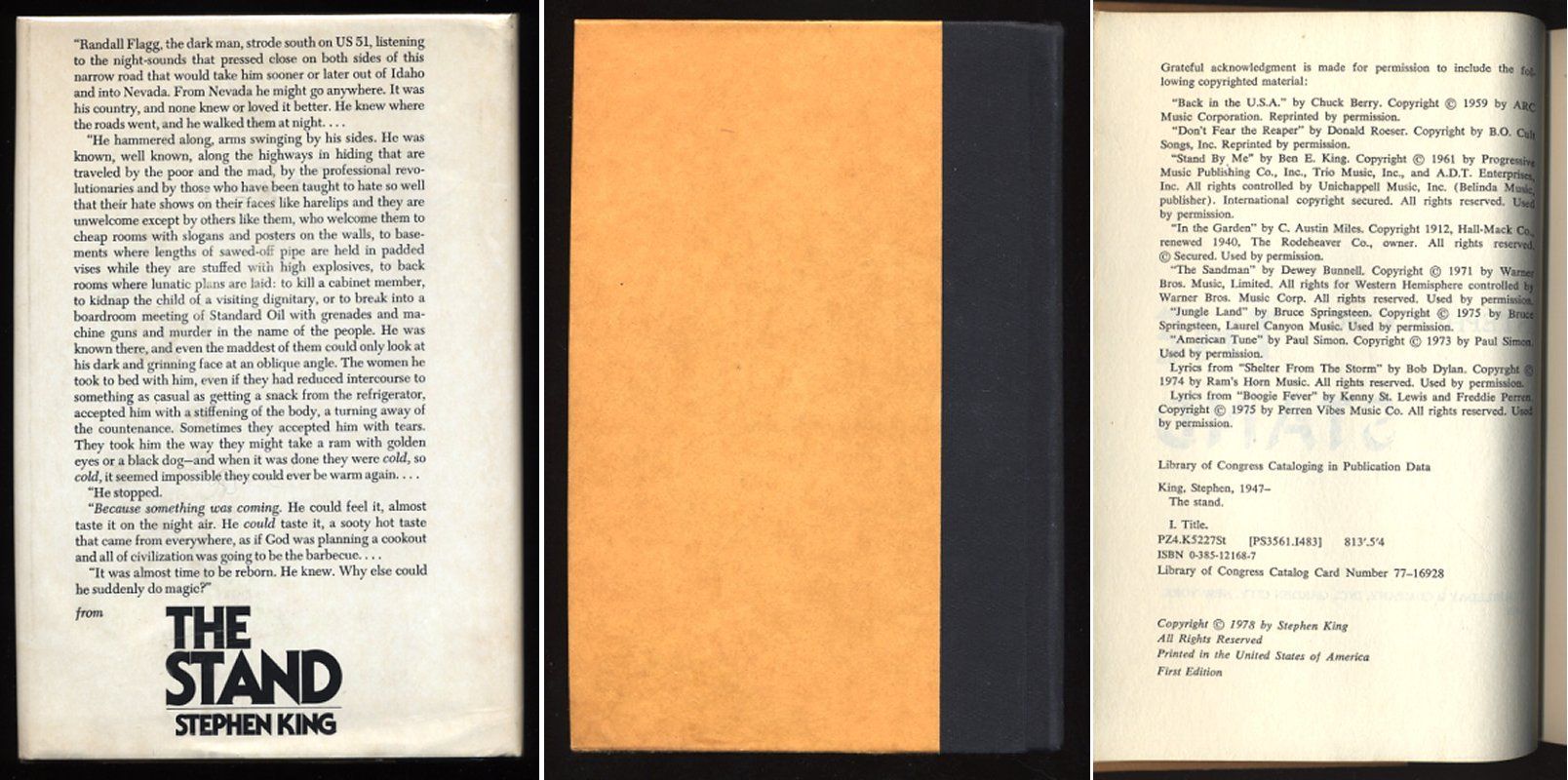 The Stand by King, Stephen | Hardcover; 1st Printing | 1978 | Doubleday ...