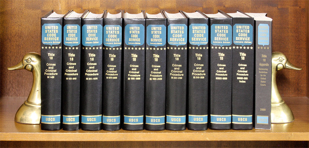 United States Code Service. Title 18 Crimes & Criminal Procedure.. by ...