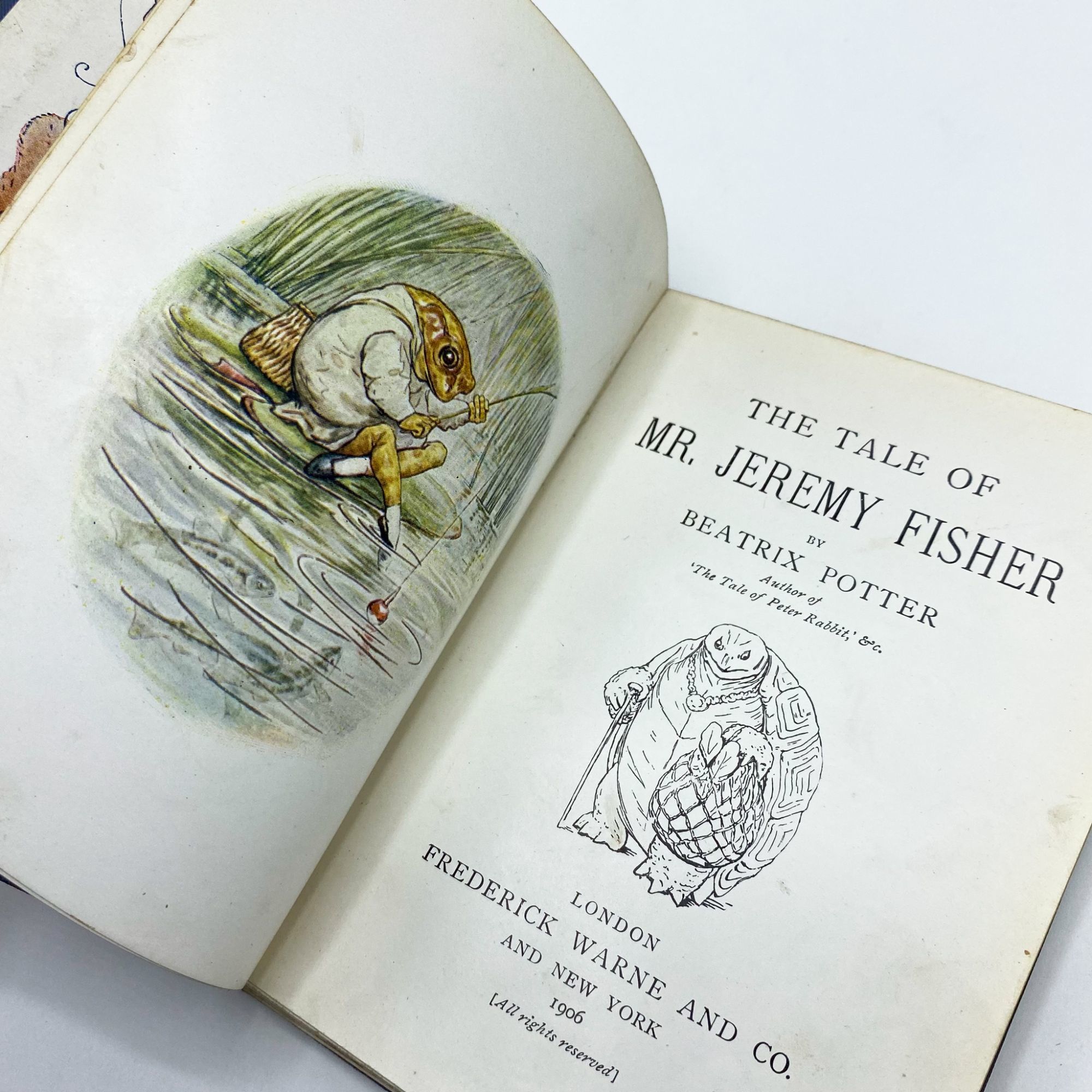 THE TALE OF MR. JEREMY FISHER by Potter, Beatrix | 1906 | Frederick ...