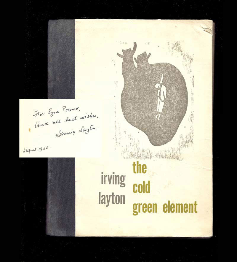 THE COLD GREEN ELEMENT. Presentation Copy Inscribed To Ezra Pound, 1st ...