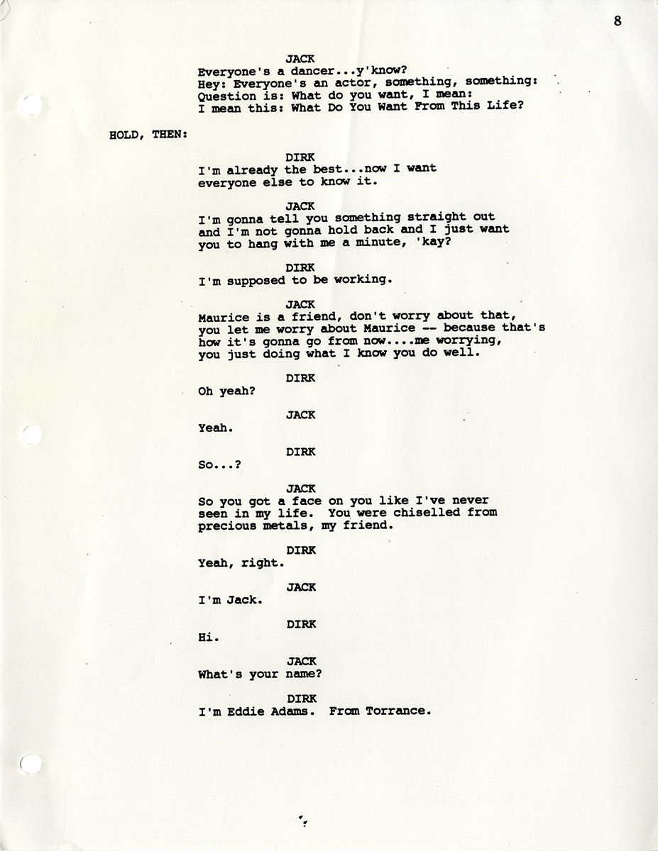 Paul Thomas Anderson (screenwriter, director) BOOGIE NIGHTS [1997] Film ...