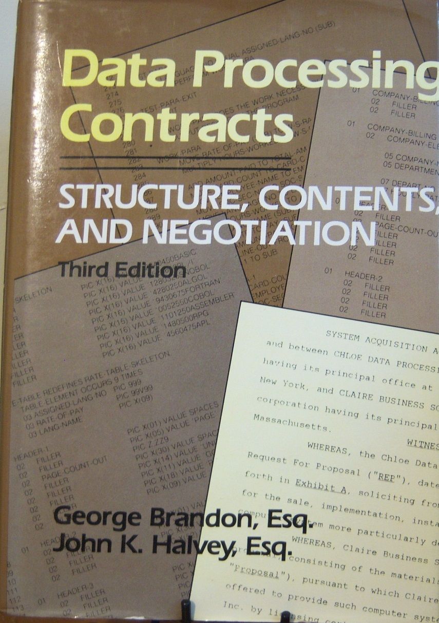 Data Processing Contracts: Structure, Contents, and Negotiation by ...