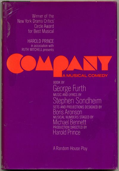 Company: A Musical Comedy by SONDHEIM, Stephen and George Furth ...
