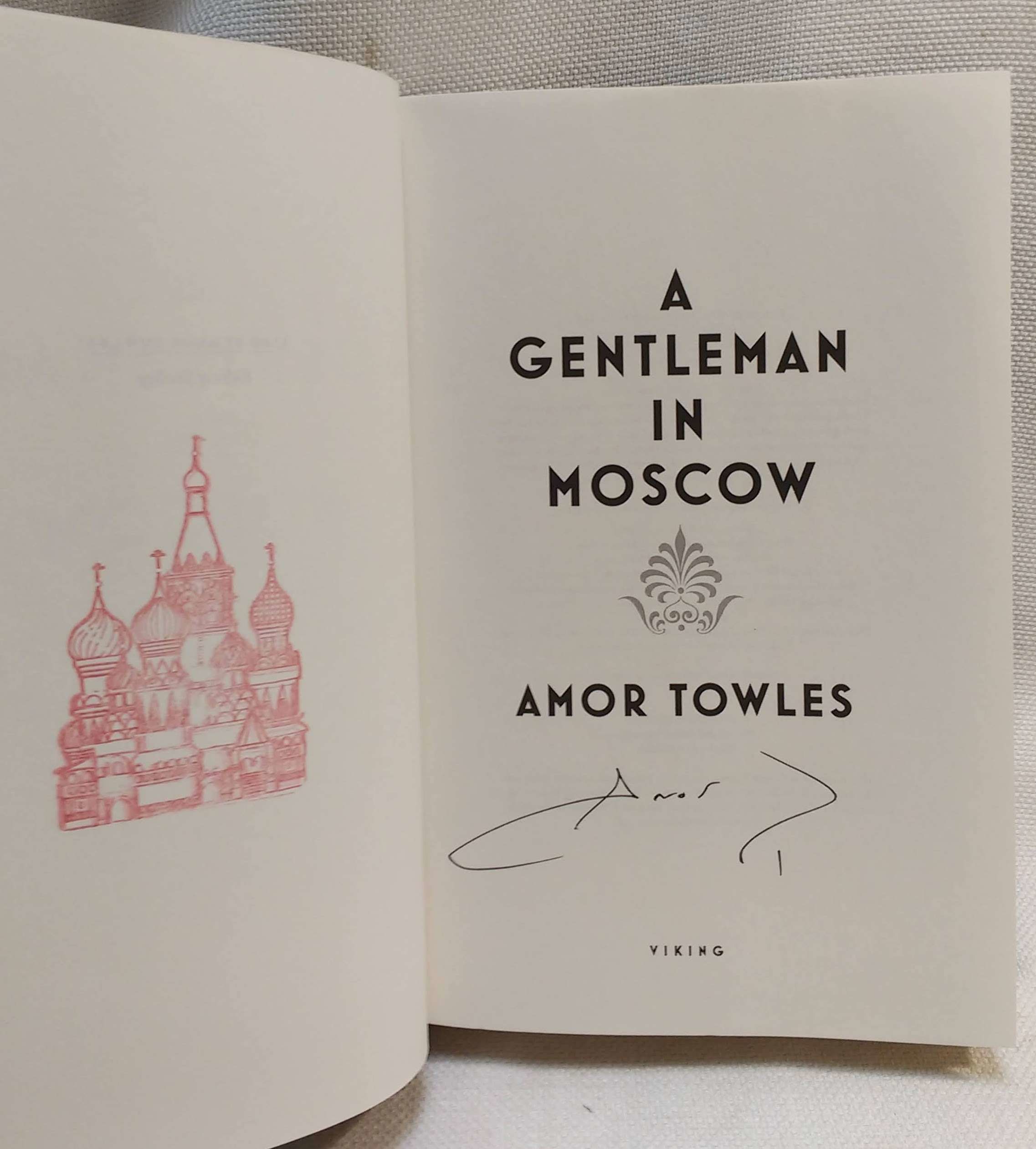 A Gentleman in Moscow: A Novel by Towles, Amor | Hardcover | 2016-09-06 ...