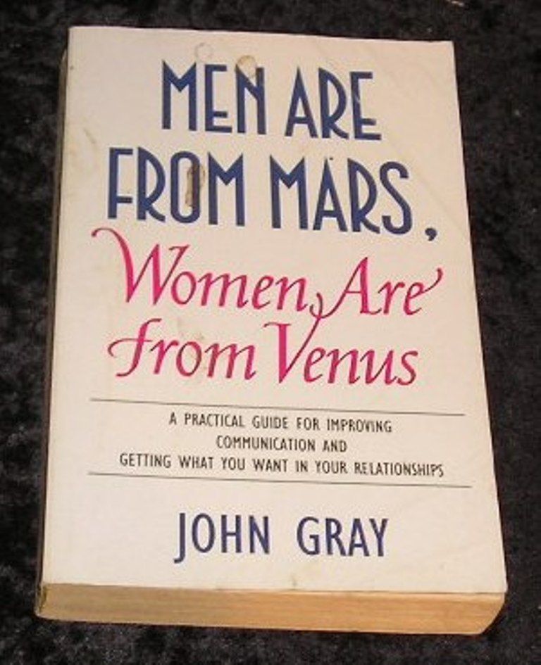 Men Are From Mars Women Are From Venus Book Cover Men Are From Mars,