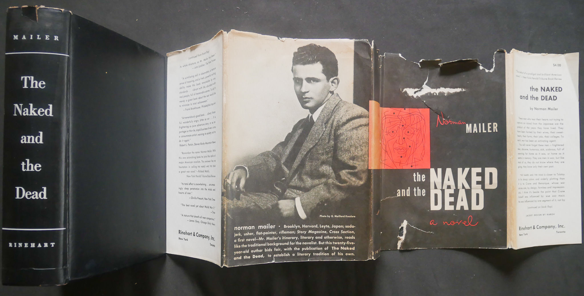 The Naked and the Dead by Norman Mailer (Signed copy) | 1948 | Rinehart ...