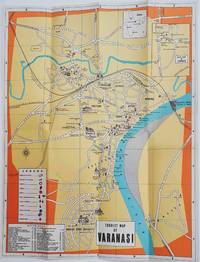 Tourist Map of Varanasi. by [INDIA - TOURIST MAP] | (Circa1960). | Biblio