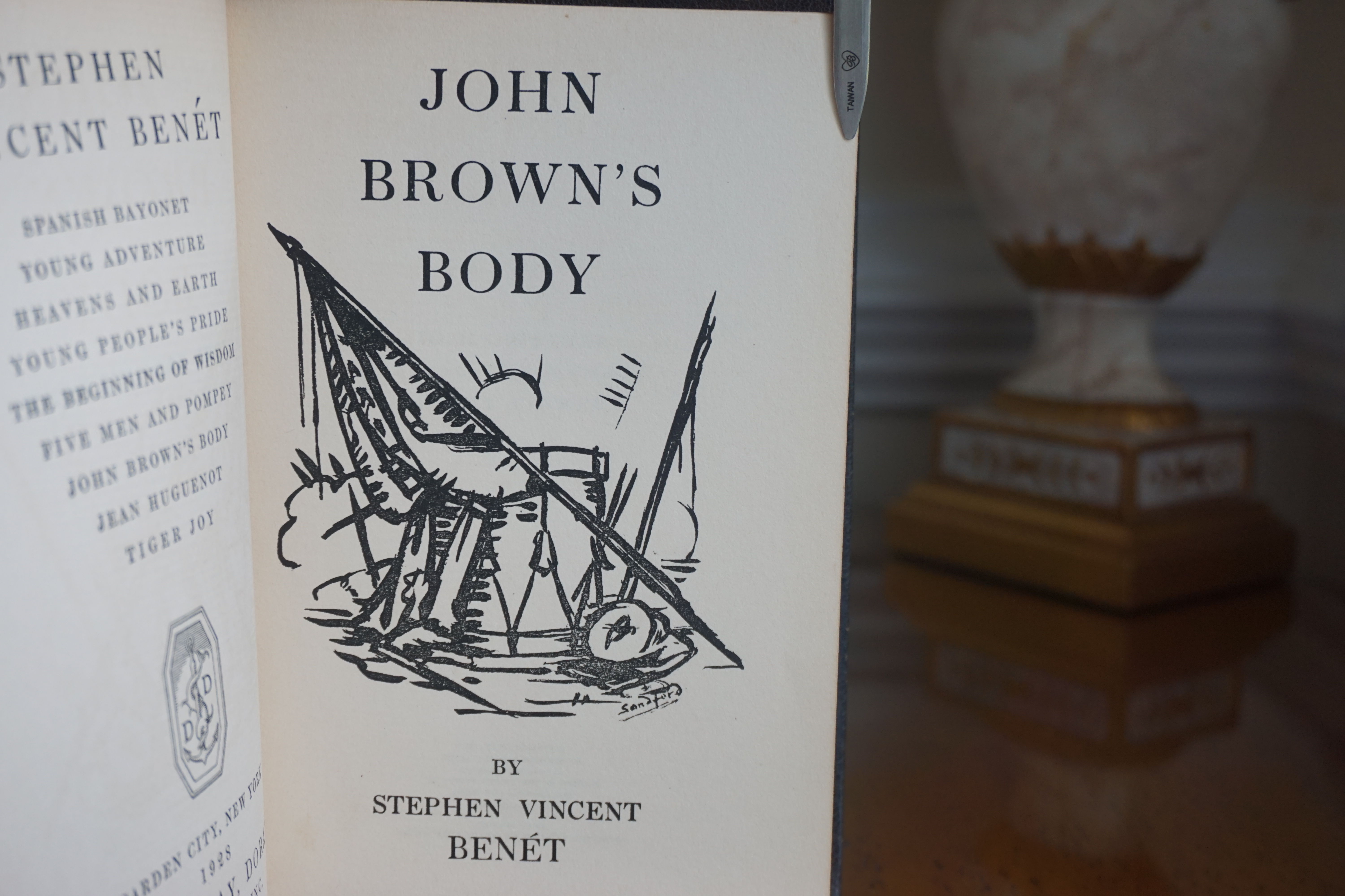 John Brown's Body by Stephen Vincent Benet | 1928 | Doubleday, Doran and Company | Biblio