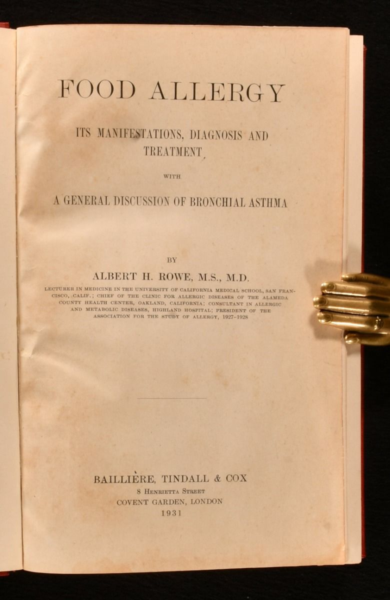 Food Allergy: Its Manifestations, Diagnosis and Treatment With a ...