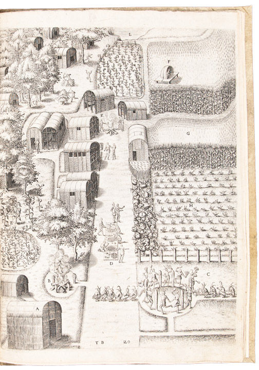 [Hariot's Virginia.] Admiranda narratio fida tamen, de commodis et ...