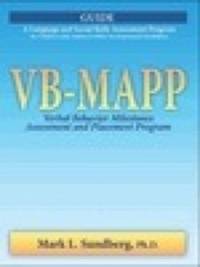 VB-MAPP Guide. Second edition by Mark L. Sundberg | Softcover | 2011 ...
