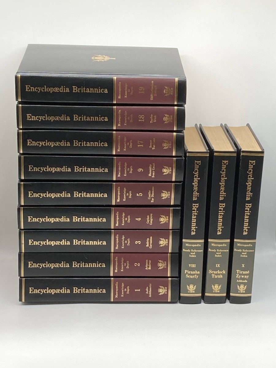 BIBLIO | The New Encyclopedia Britannica, 15Th : INCOMPLETE SET ...