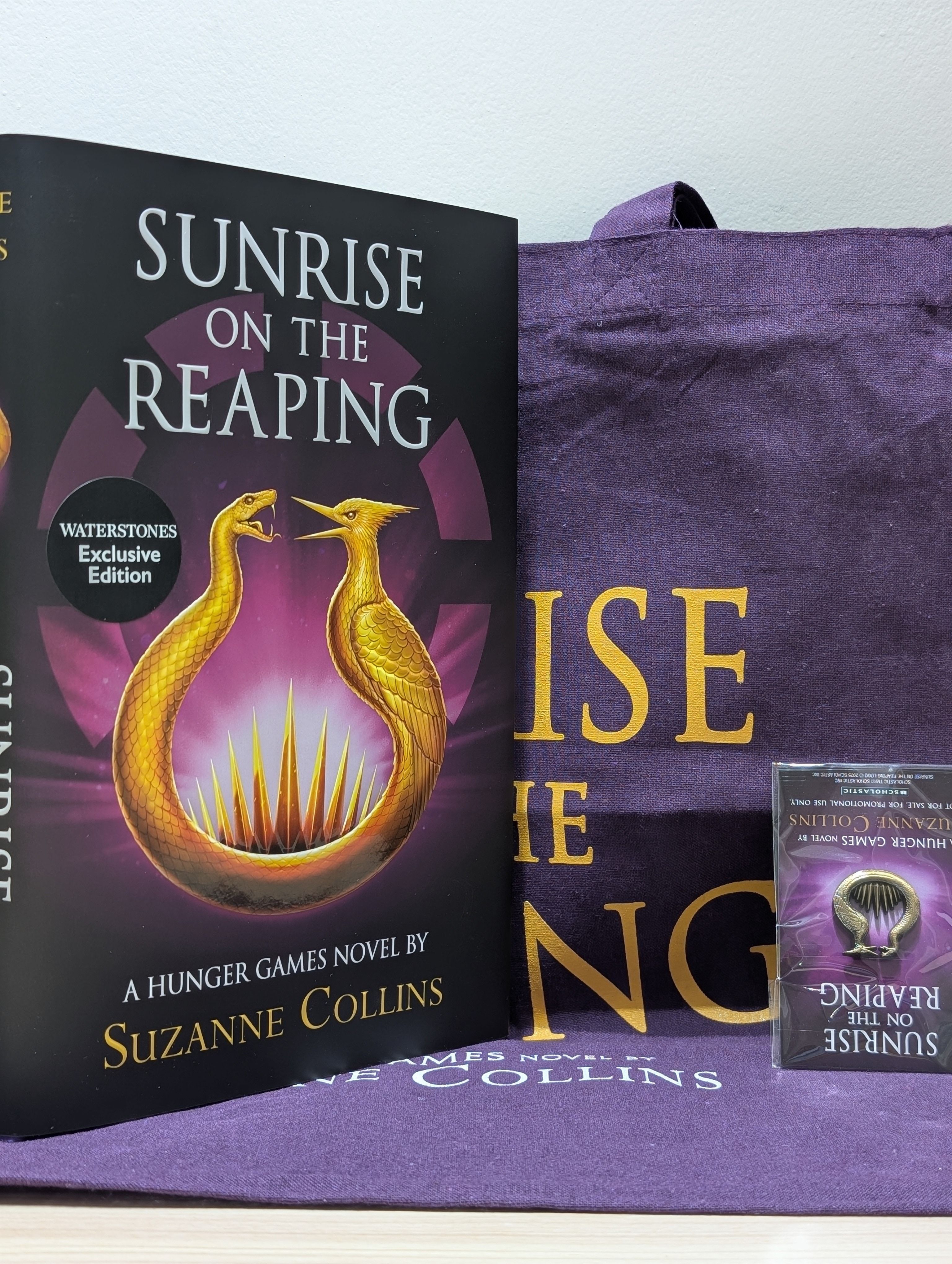 Sunrise on the Reaping: The Hunger Games (First Edition with tote bag ...