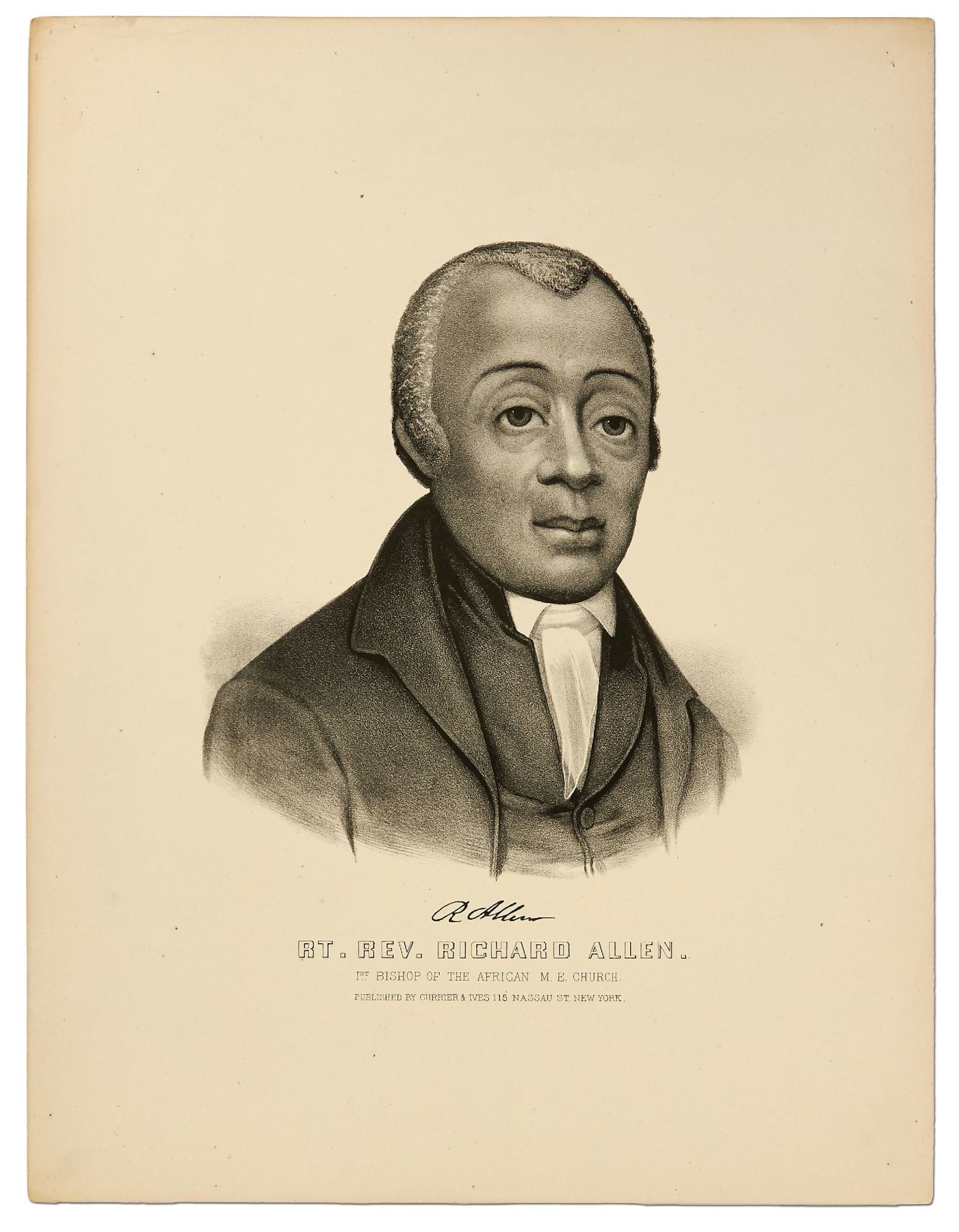 [Lithographs]: Five Currier and Ives Lithographs of Four Prominent ...