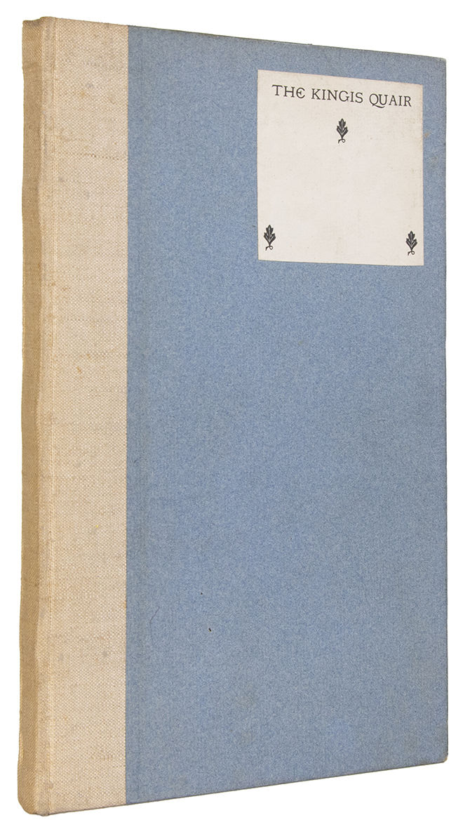 The Kingis Quair. by Robert (editor) [VALE PRESS]; STEELE - Hardcover ...