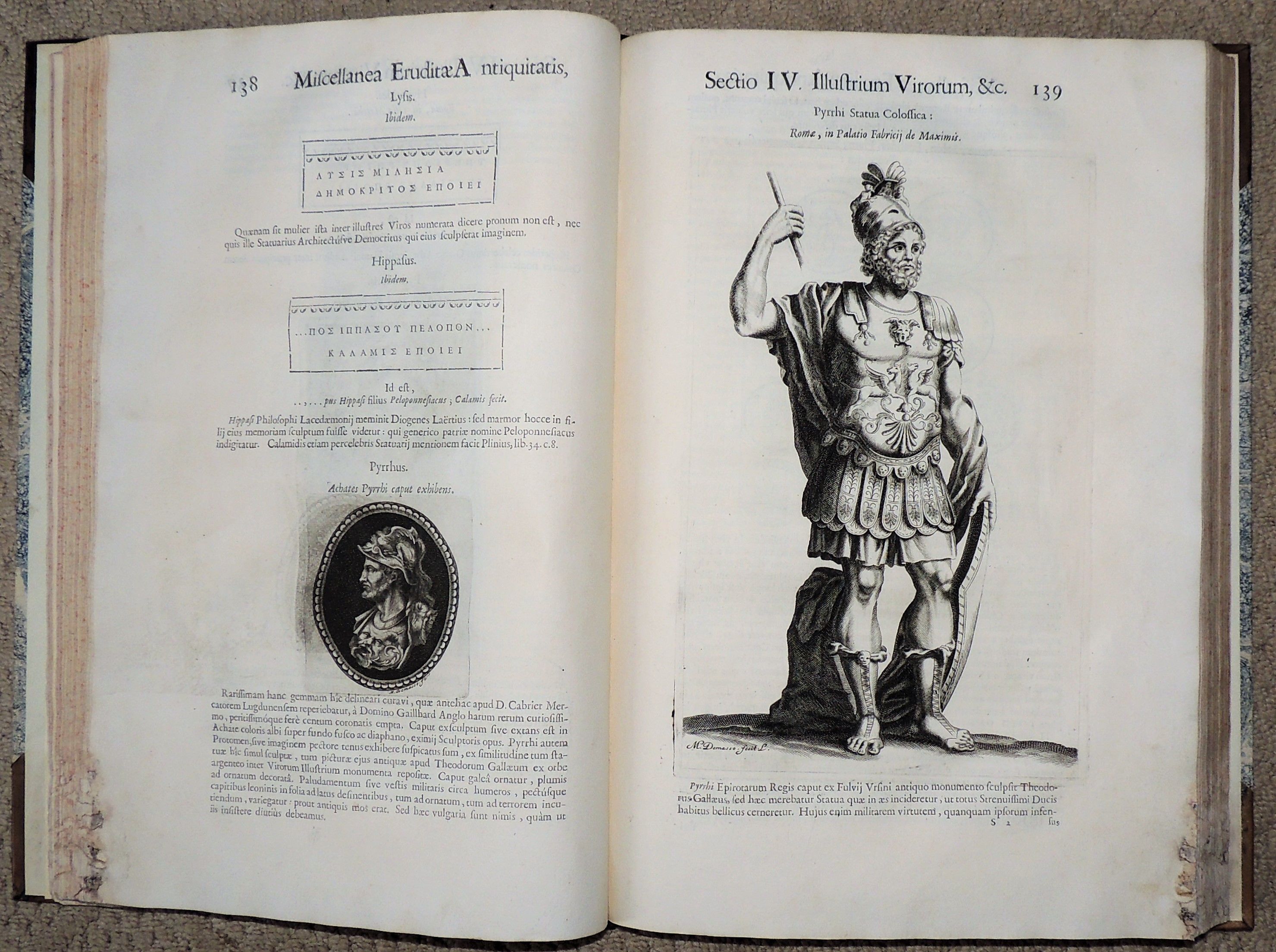 MISCELLANEA ERUDITAE ANTIQUITATIS: in quibus marmora, statuae, musiva ...