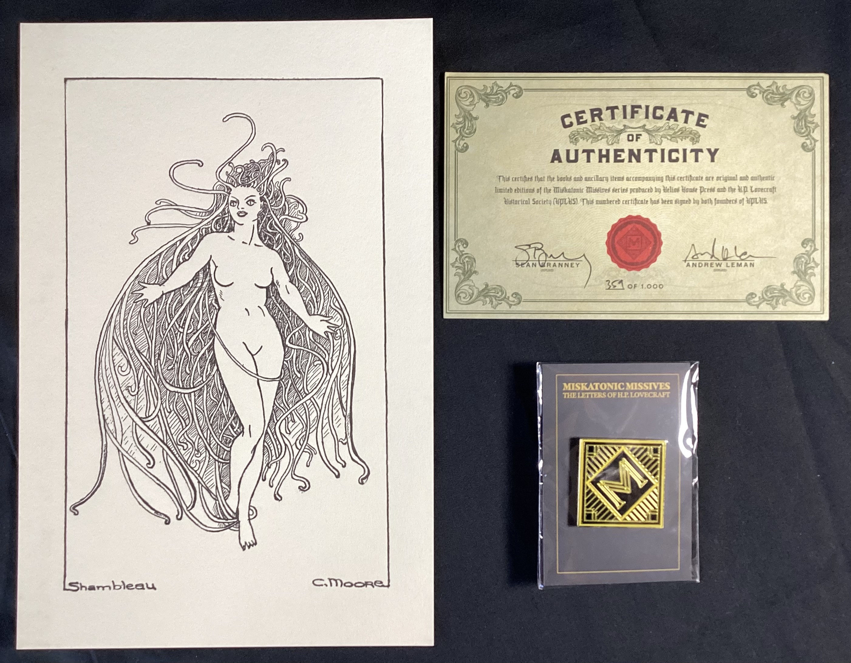MISKATONIC MISSIVES - The Letters of H.P. LOVECRAFT (3 Book & Ephemera ...