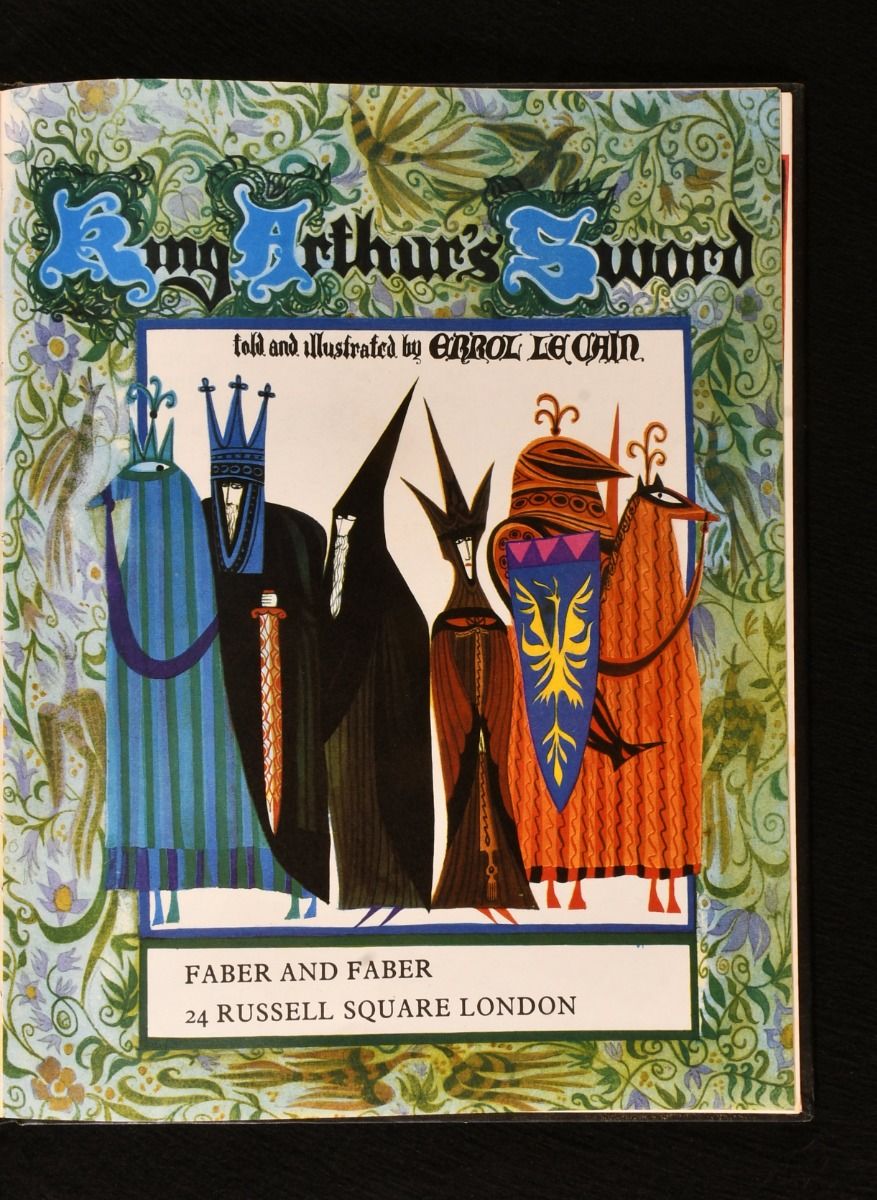 BIBLIO | King Arthur's Sword by Errol Le Cain | Hardback | 1968 | Faber ...