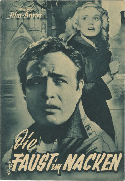 On the Waterfront [Die Faust im Nacken] (Original Austrian program for ...