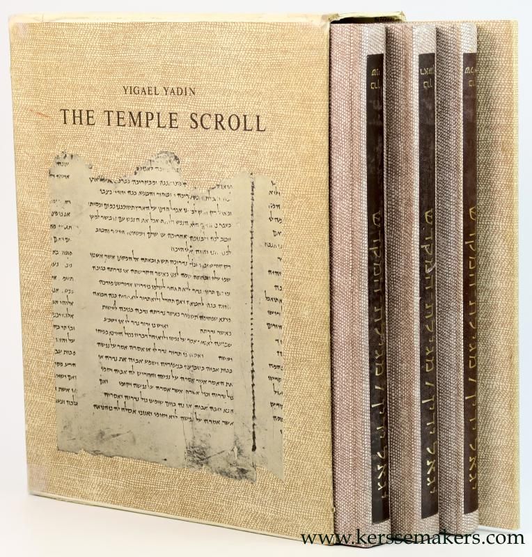 The Temple Scroll [Hebrew edition] (4 volumes in slipcase) by Yigael ...