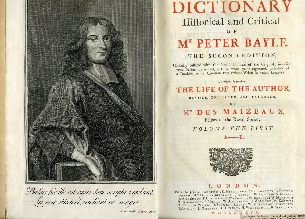 The Dictionary Historical and Critical of Mr. Peter Bayle by Bayle ...
