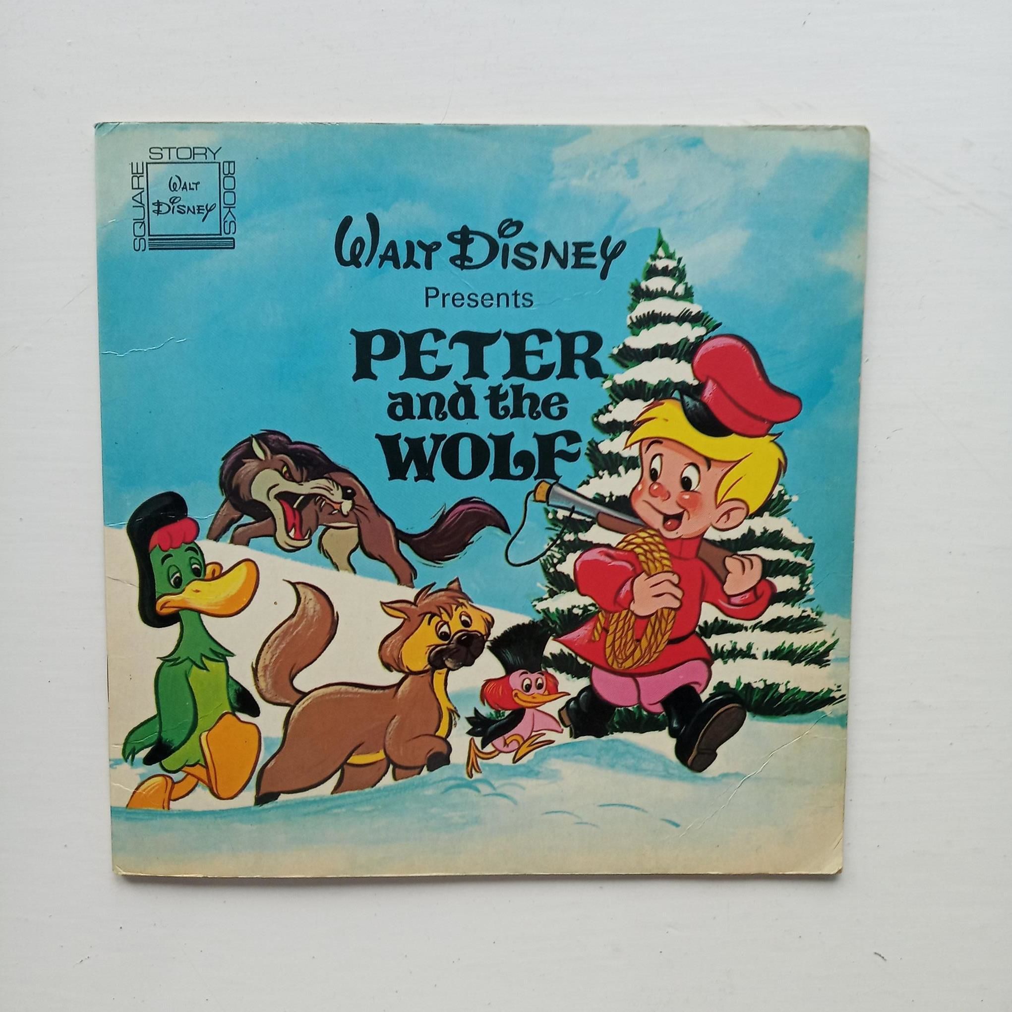 Walt Disney's Peter And The Wolf//vintage Random House, 45% OFF