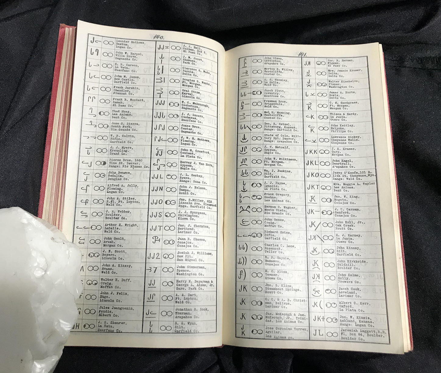 COLORADO BRAND BOOK, 1914, livestock brands 1914 | The Denver Record ...