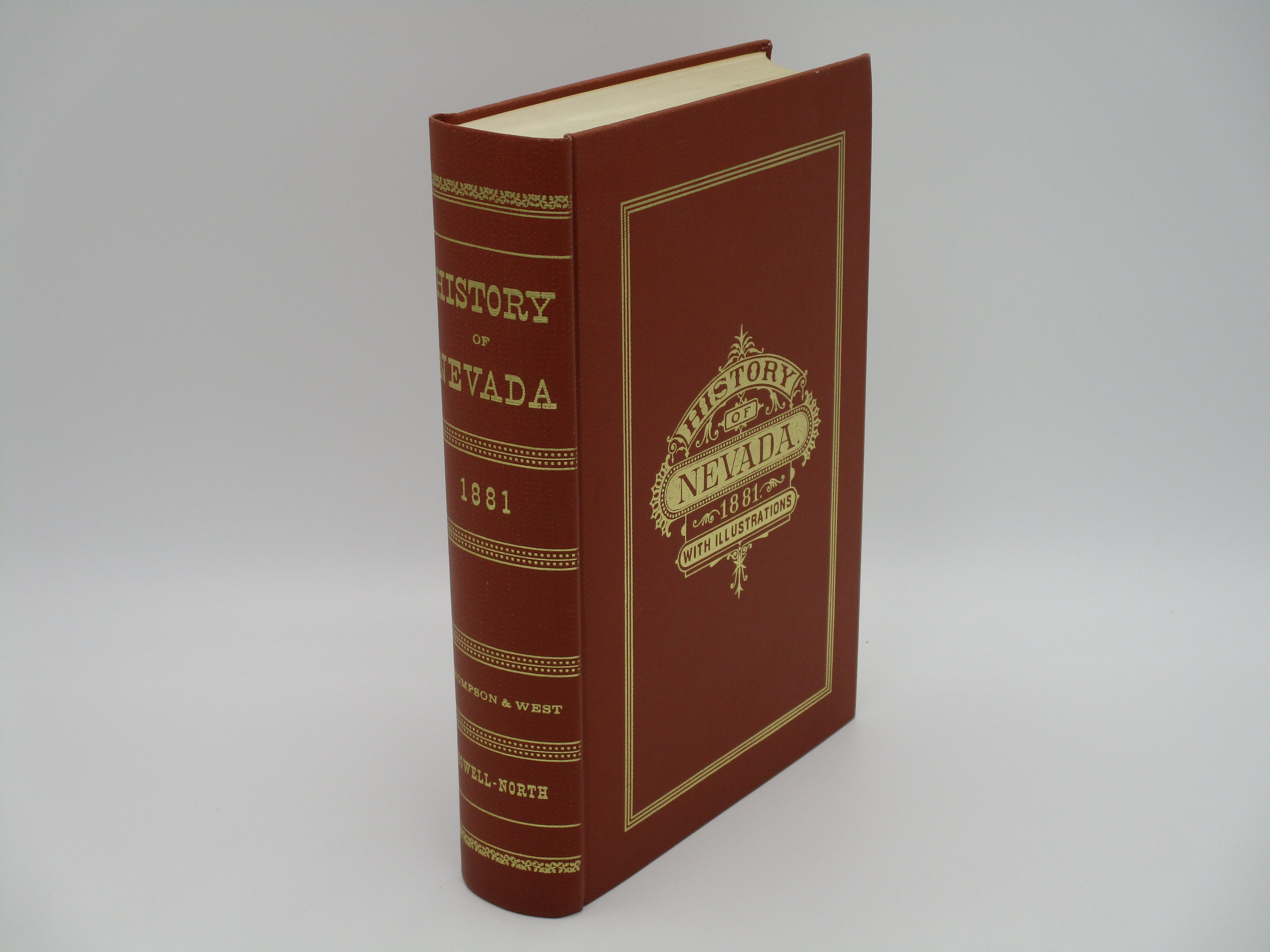 Thompson and West’s History of Nevada 1881. by Angel, Myron - 1958