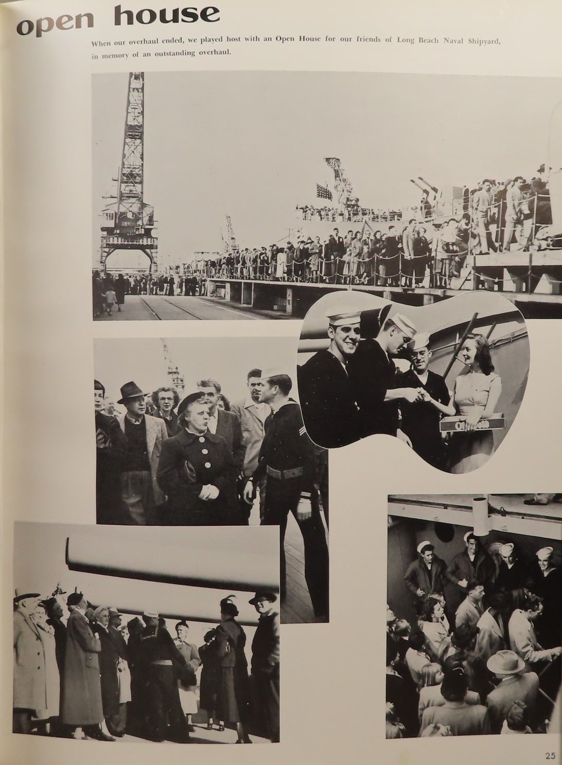 U.S.S. Iowa (BB61) Cruise Book 1951-1952 (INSCRIBED by Commanding ...