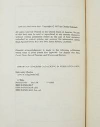 Love is a Dog from Hell: Poems 1974 - 1977 by Bukowski, Charles ...