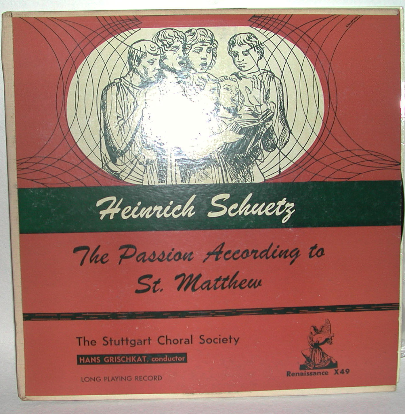 The Passion According to St, Matthew (Vinyl LP) by Schuetz, Heinrich - 1955