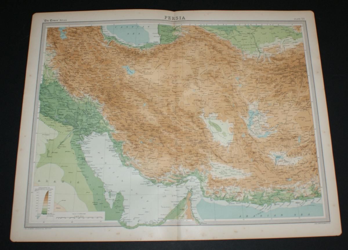 Modern Persia On World Map