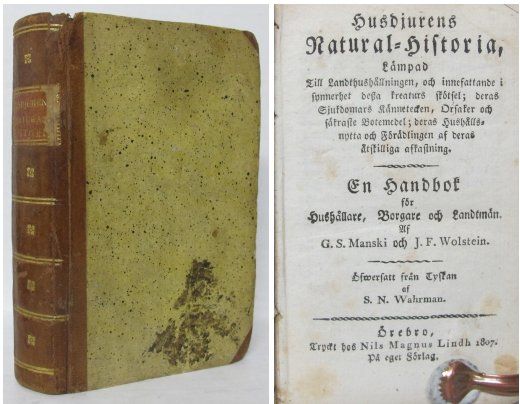 Husdjurens natural-historia, lämpad till landthushållningen, och ...
