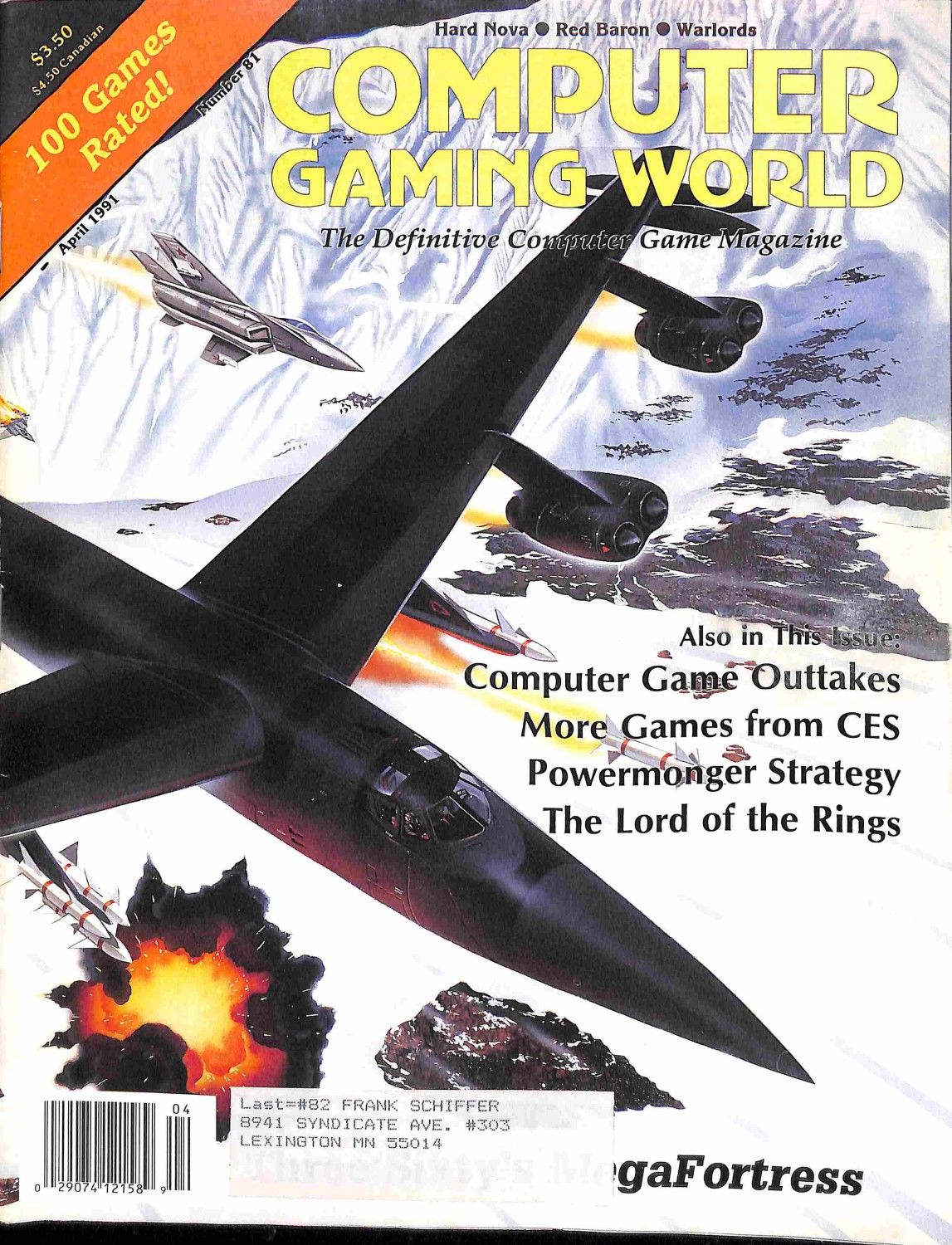 Computer Gaming World, April 1991 by Multiple Authors
