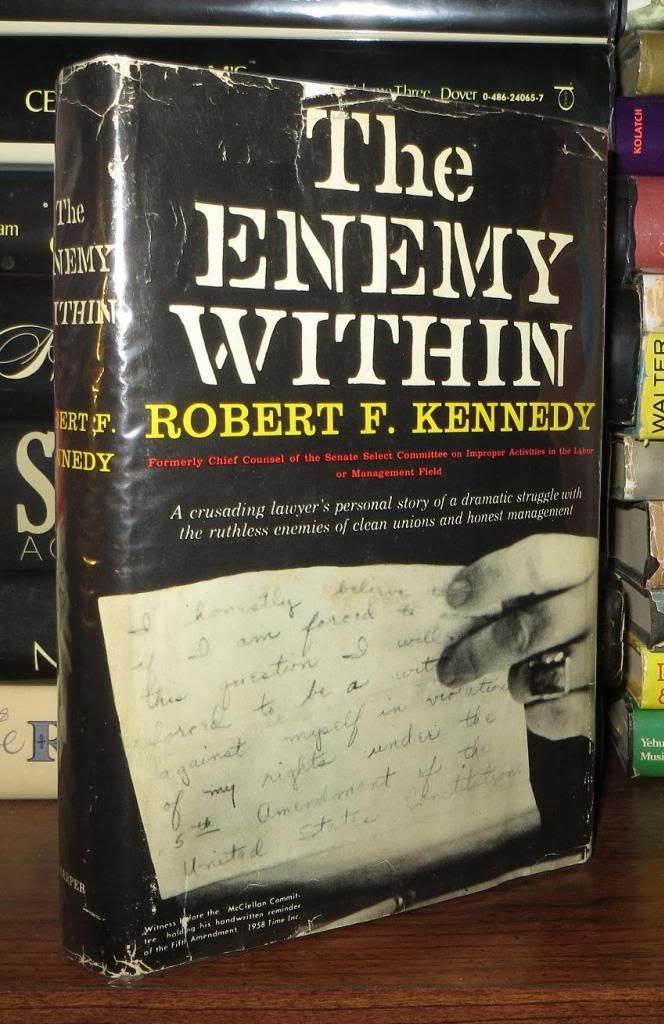 THE ENEMY WITHIN by Kennedy, Robert F | Hardcover | 1960 | Harper ...