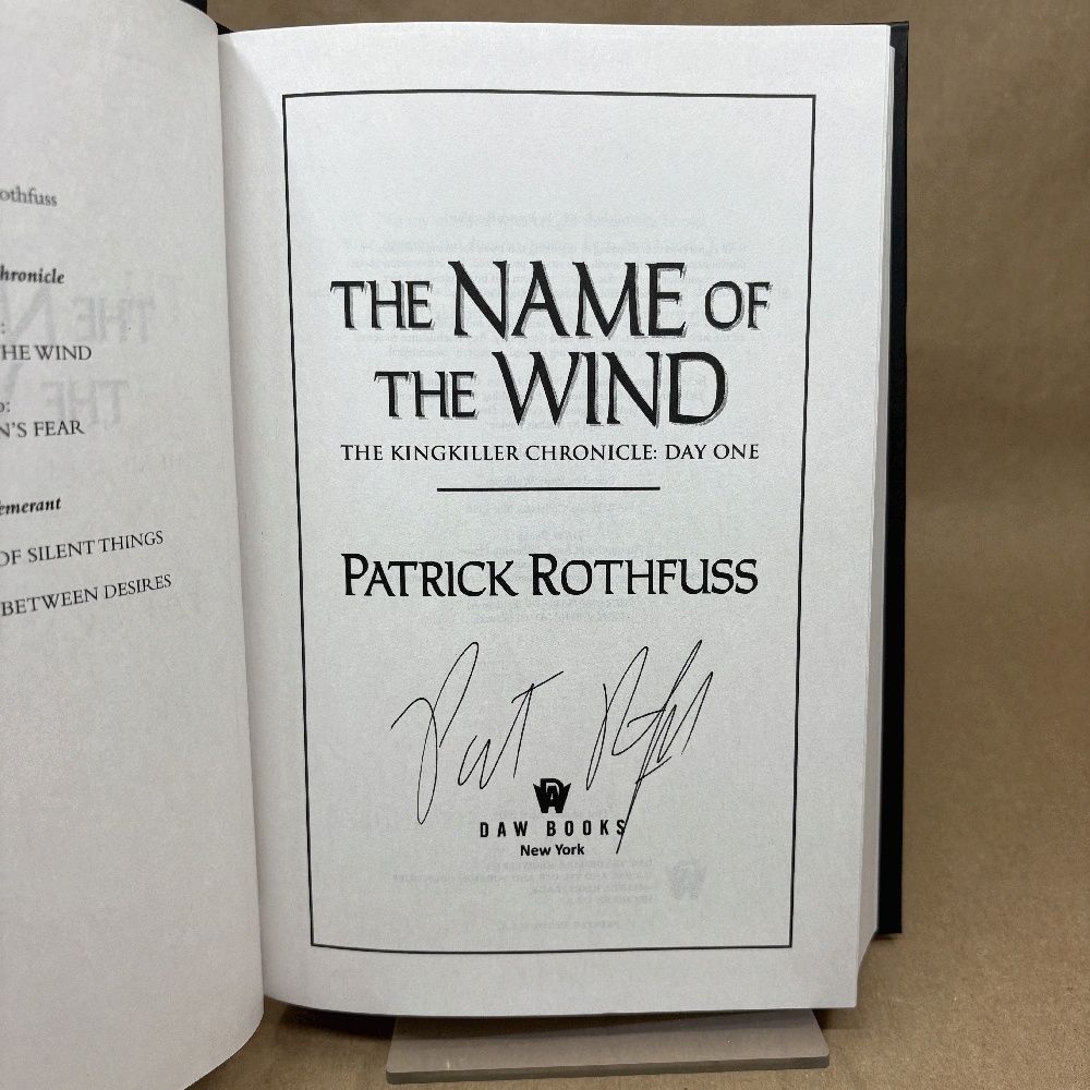 The Name of the Wind by Patrick Rothfuss | Hardcover | 2007 | DAW ...