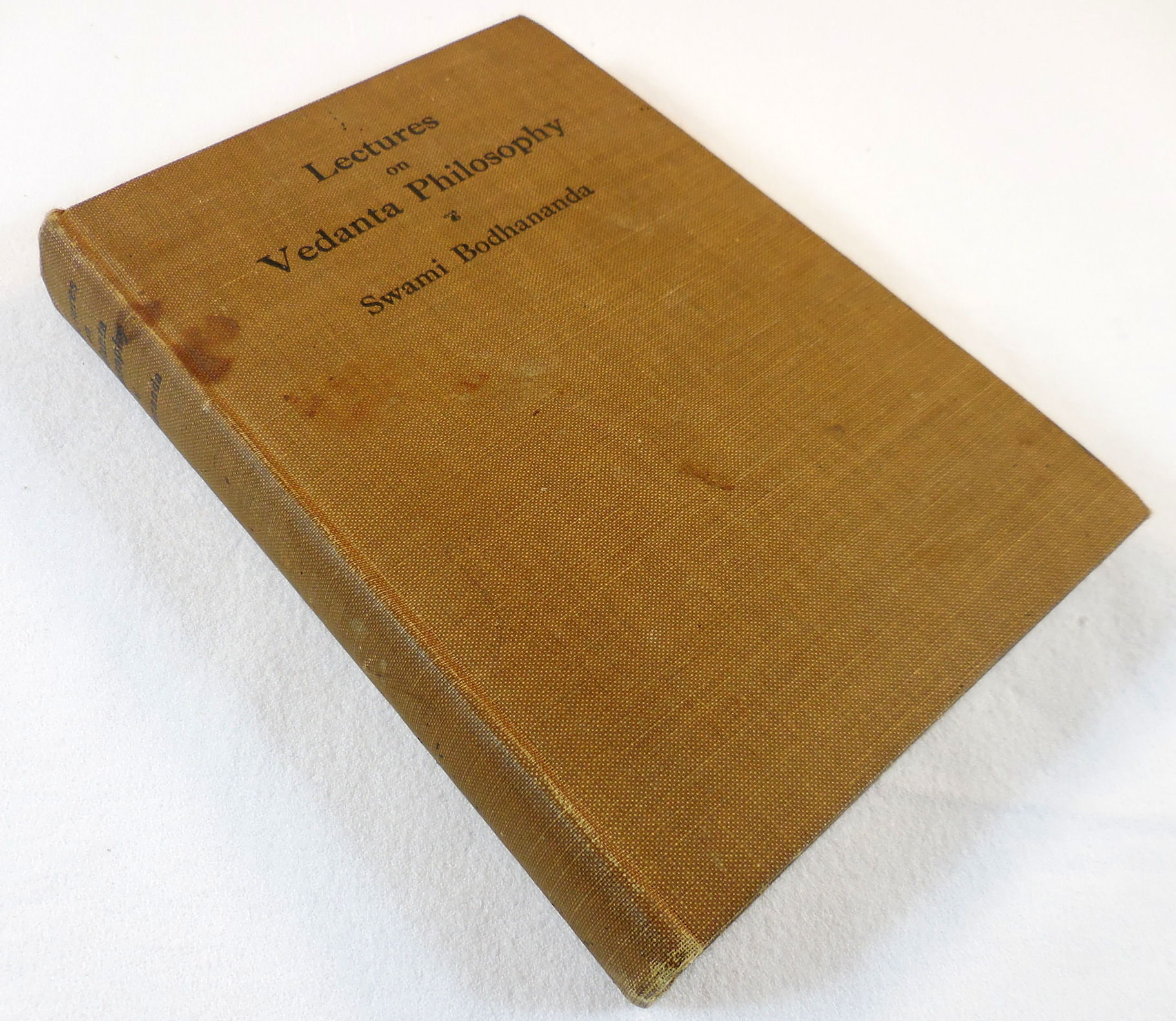 Lectures of Vedanta Philosophy by Swami Bodhananda | Hardcover | 1928 ...